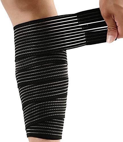 Elastic Lower Leg Calf Compression Support Bandage Sleeve Wrap for ...