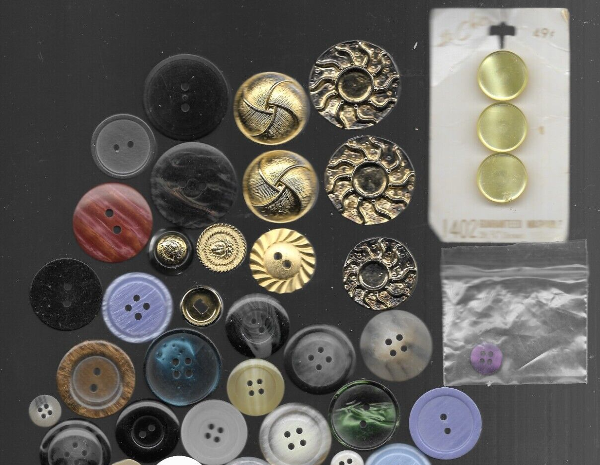 Buttons Lot of 50 Plus Vintage | eBay