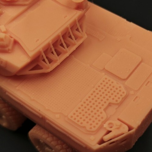 3D Printed 1/72/87/144 France EBRC Armored Reconnaissance Vehicle Model ...