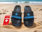 Men's Lifeguard Brand Sandal Slides Slip on Beach Officially Licensed ...
