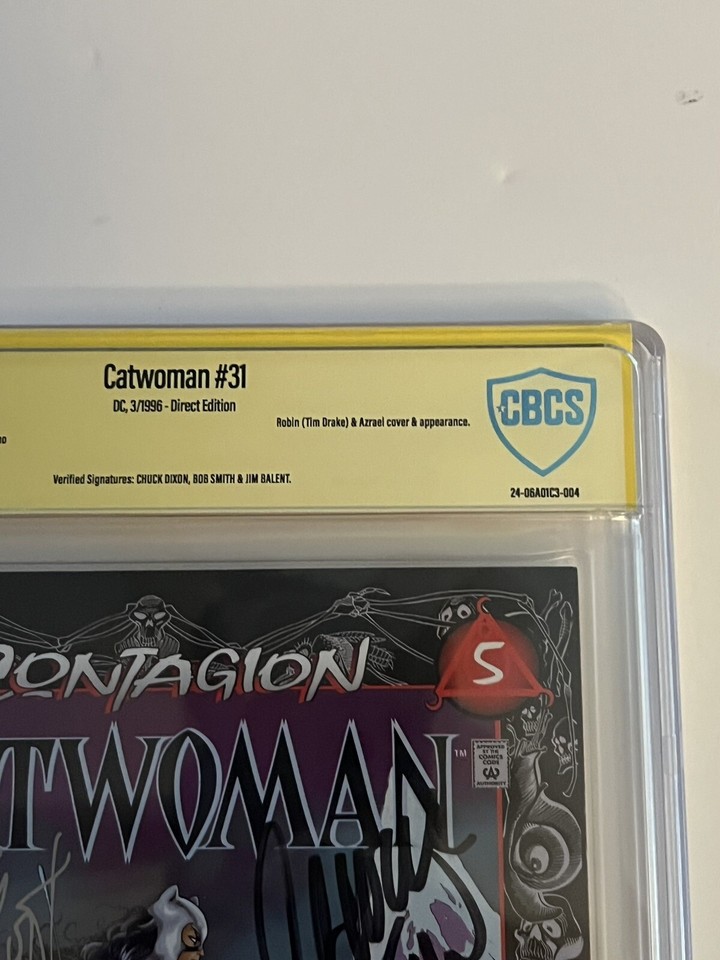 Catwoman #31 1996 (Contagion #5, Jim Balent Cover) CBCS 6.5 Triple ...