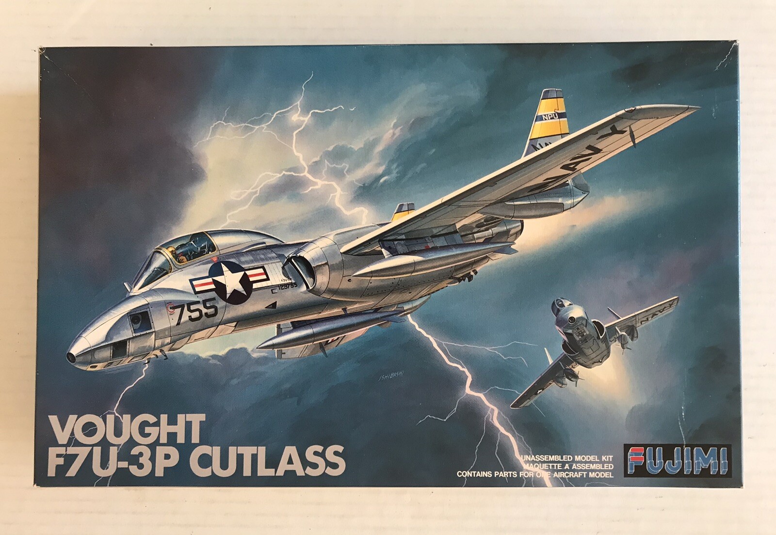 FUJIMI 1/72 VOUGHT F7U-3P CUTLASS Plastic Model Kit 27011-1200 NIOB H ...