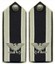 US AIR FORCE MALE MESS DRESS SHOULDER BOARDS - ALL RANKS - CURRENT ...