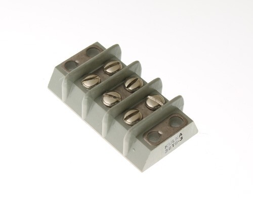 38TB3 Kulka 3-Position Double Row Terminal Barrier Block Board Closed ...