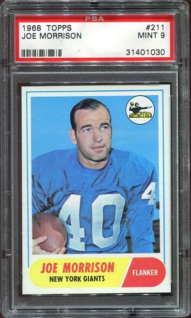 1968 Topps - #211 Joe Morrison (RC) for sale online | eBay