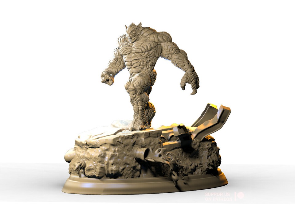 Abomination Resin Sculpture Statue Model Kit Unpainted/Unassembled | eBay
