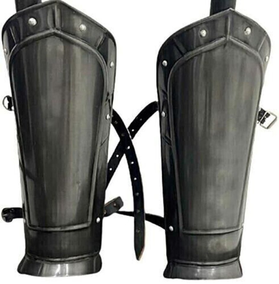 18g Medieval Leg Armor Steel Archaic Greek Leg Greaves, Leg Guard ...