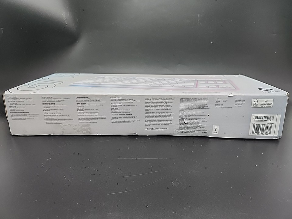 NEW Logitech G715 Wireless Mechanical Gaming Keyboard. White Mist | eBay