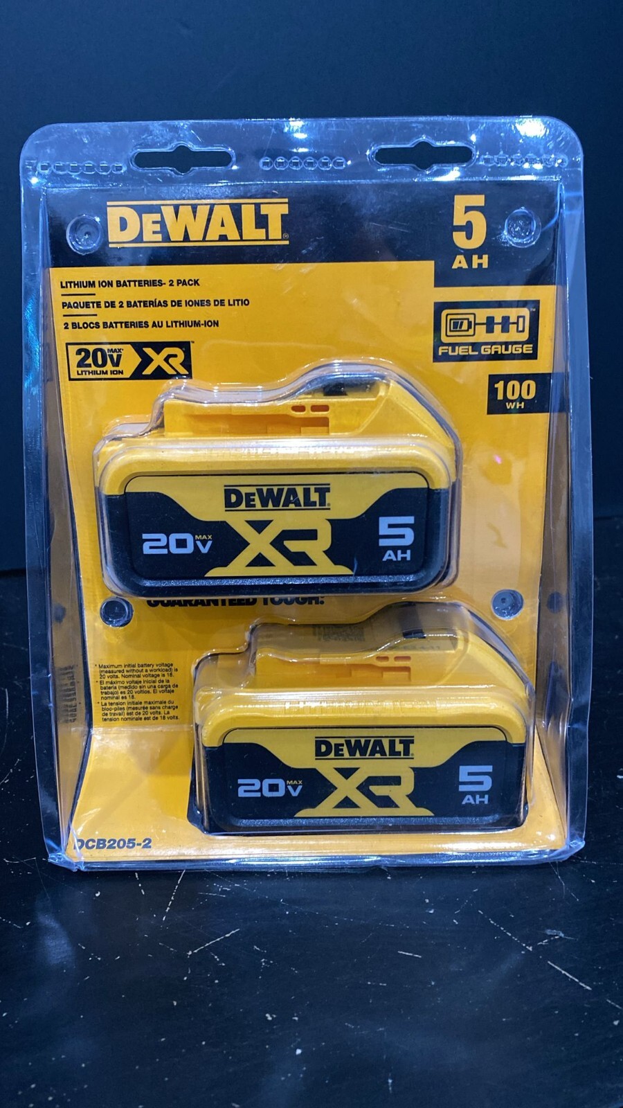 DEWALT DCB205-2 20V 5Ah Battery - Pack of 2 (A15) 885911375955 | eBay