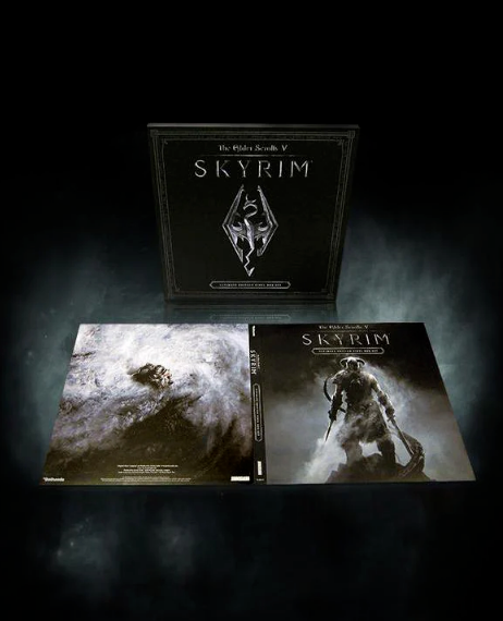 Skyrim Ultimate Edition Soundtrack Vinyl Record 4LP PURPLE MOUNTAIN ...