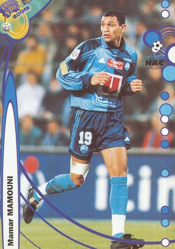 051 MAMAR MAMOUNI # ALGERIE LE HAVRE HAC CARD CARTE DS FOOT 1999-2000 ...