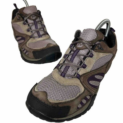 Merrell Azura Women’s Sz 10 Shoes Brown Mesh Suede Lace Up Comfort ...