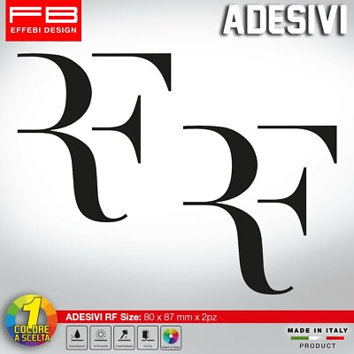 Adesivi Stickers Roger Federer ATP Tennis World Champion Legend ...