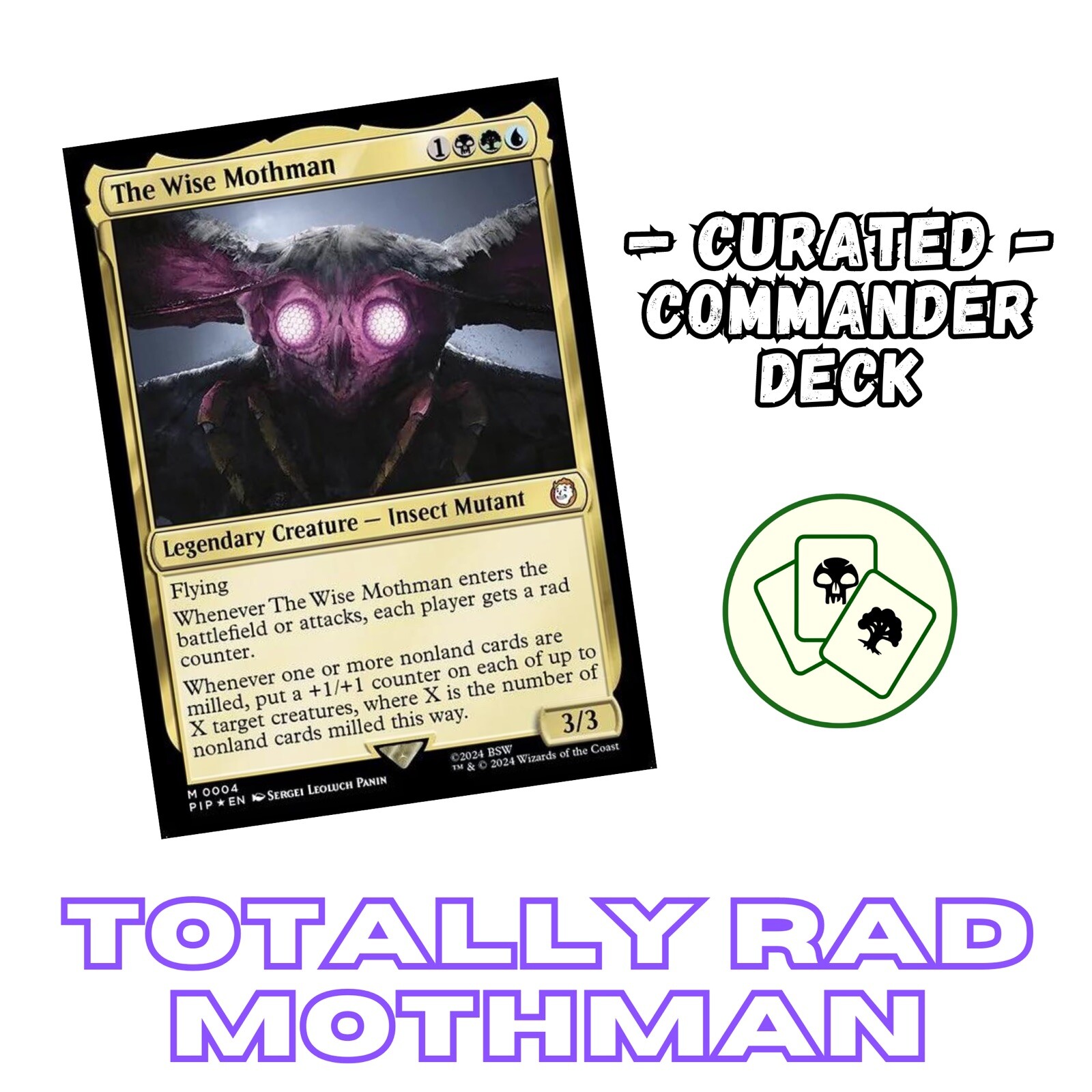 The Wise Mothman Custom Commander Deck | Fallout EDH Deck | Fallout ...