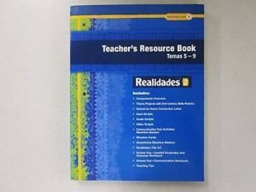Realidades 2 Teacher's Resource Book Temas 5-9 - Paperback - VERY GOOD ...