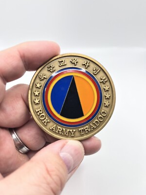 Republic Of Korea ROK Army Chief Of Doctrine Development 2-star Coin ...