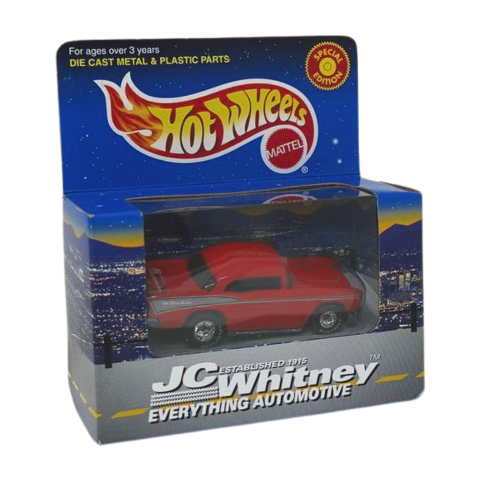 2000 HOT WHEELS JC WHITNEY #28397 RED '57 CHEVY LIMITED EDITION New in ...