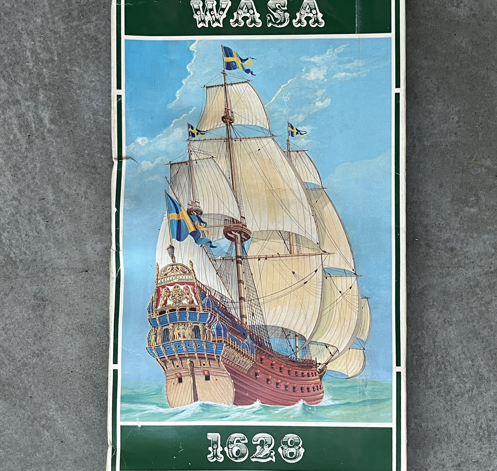 NOS vintage Billing Boats WASA 1628 490 boat ship kit | eBay