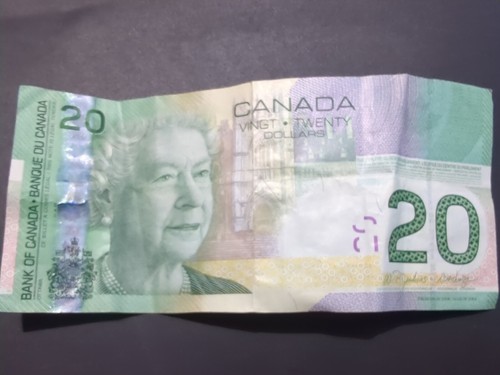 2004 CANADIAN Twenty 20 Dollar Bank Note Queen Elizabeth II CIRCULATED ...