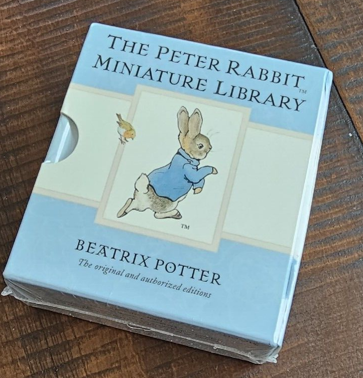 Rare The Peter Rabbit Miniature Library Beatrix Potter * New 4 Book ...