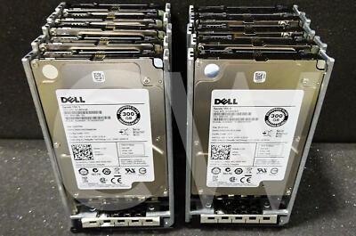 LOT OF 10 - Dell H8DVC ST9300653SS 300GB 15K RPM 6Gb/s 2.5" SAS HDD ...