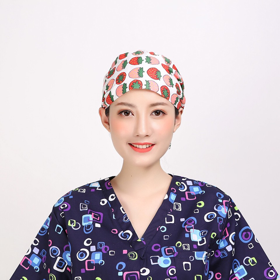 Clinic Medical Hat Doctor Surgical Print Women and Man Working Cap ...