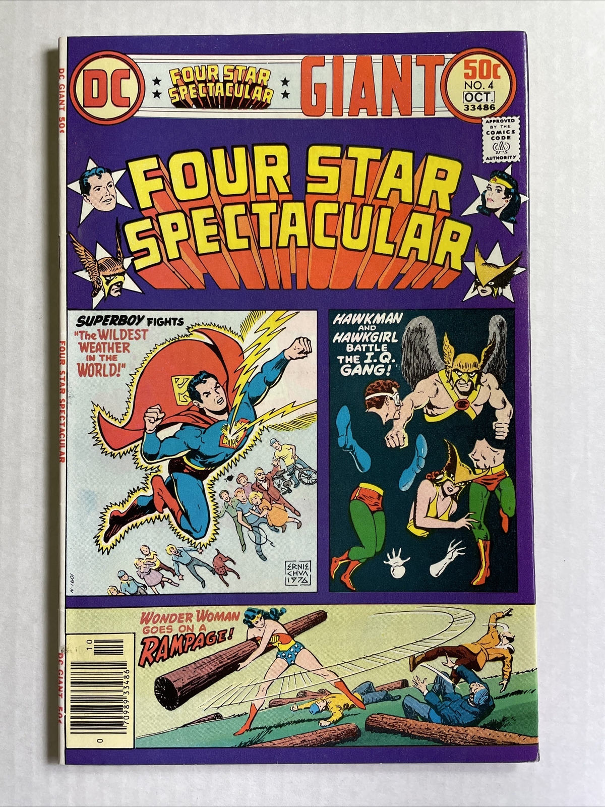 Four Star Spectacular #4 VF 1976 DC Comics Superboy | eBay