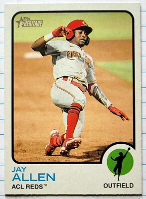 2022 Topps Heritage Minor League Jay Allen Rookie Card #138 ...