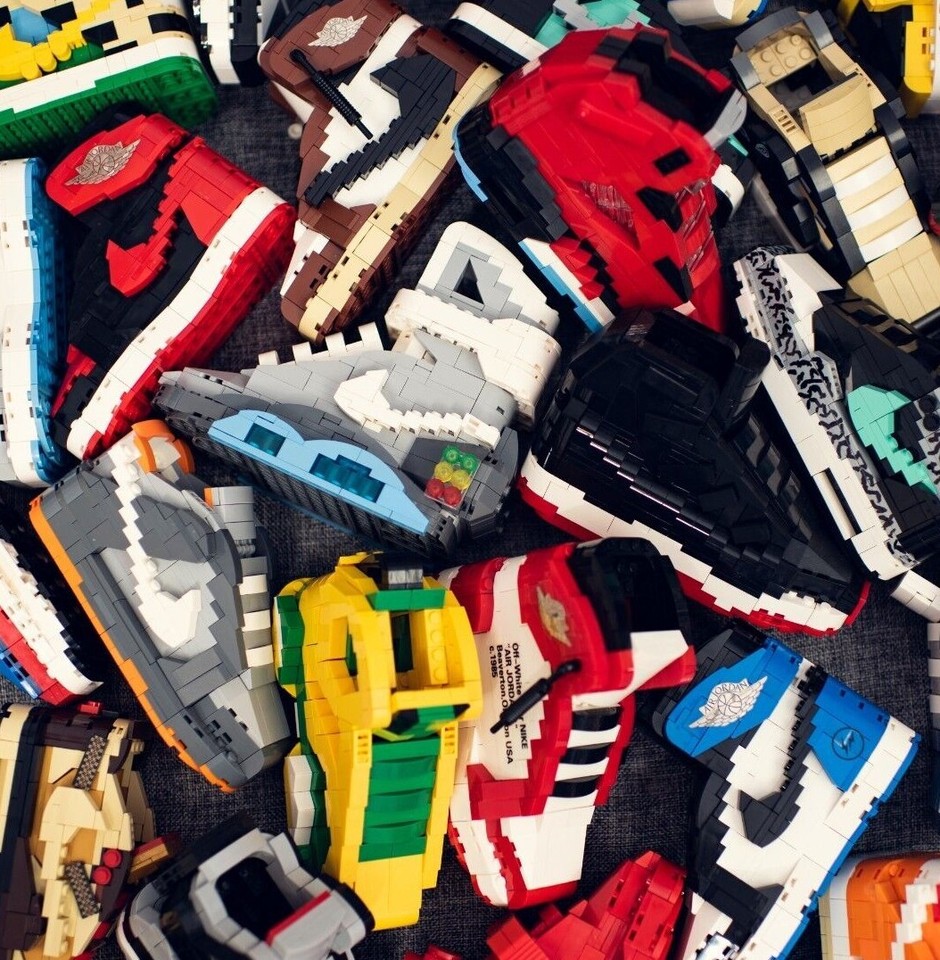 HYPEBRICKZ Regular Size Sneaker Bricks Iconic Sneakers - Gifts for ...