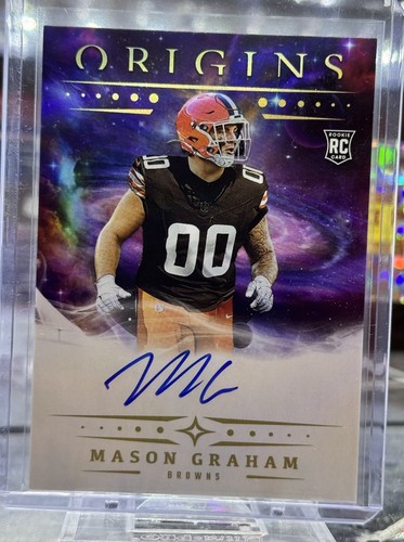 2025 Panini Origins Mason Graham Rookie On Card Auto Cleveland Browns ...
