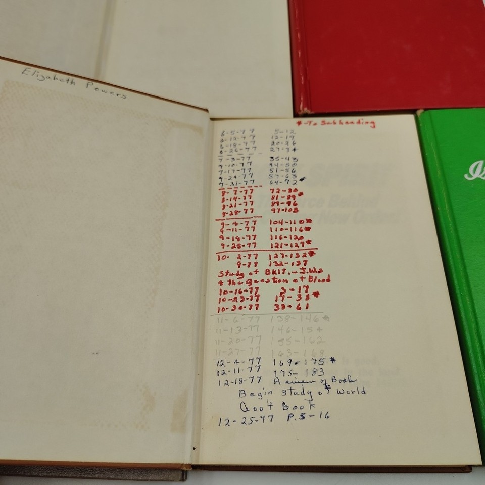 Watchtower Bible Tract Society Book Lot 7 Jehovah’s Witness Study Books ...