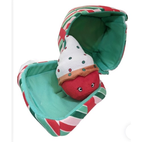 2 in 1 plush dog toys present holiday Christmas Box Gift Wrap Candy ...