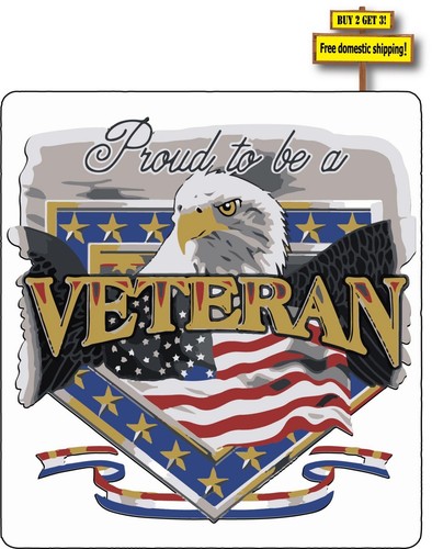 Proud To Be A Veteran Never Forgotten Troops Decal Sticker p76 | eBay