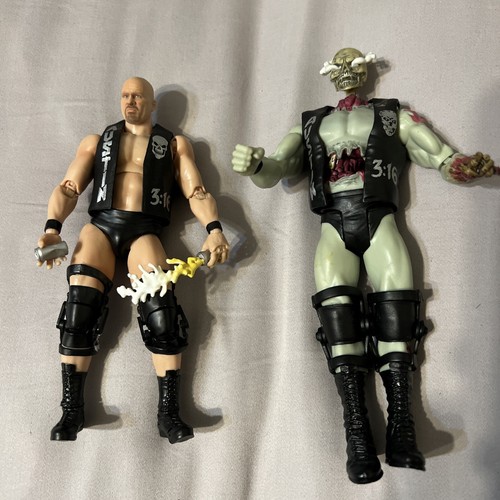 WWE S.H. Figuarts STONE COLD STEVE AUSTIN Figure Bandai Loose + Zombie ...
