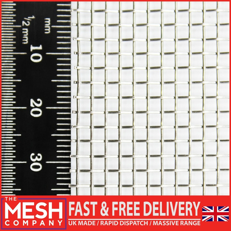 The Mesh Company Heavy Duty Wire Mesh | Strong 304 Stainless Woven Wire ...