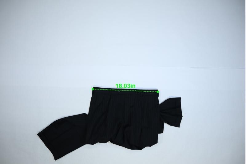 Andrew Frezza Men Black Pinstripe 3 Button Jacket Ple… - Gem