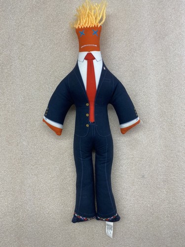 Donald Trump Dammit Doll 14" Blue Suit Red Tie Orange with Tag | eBay