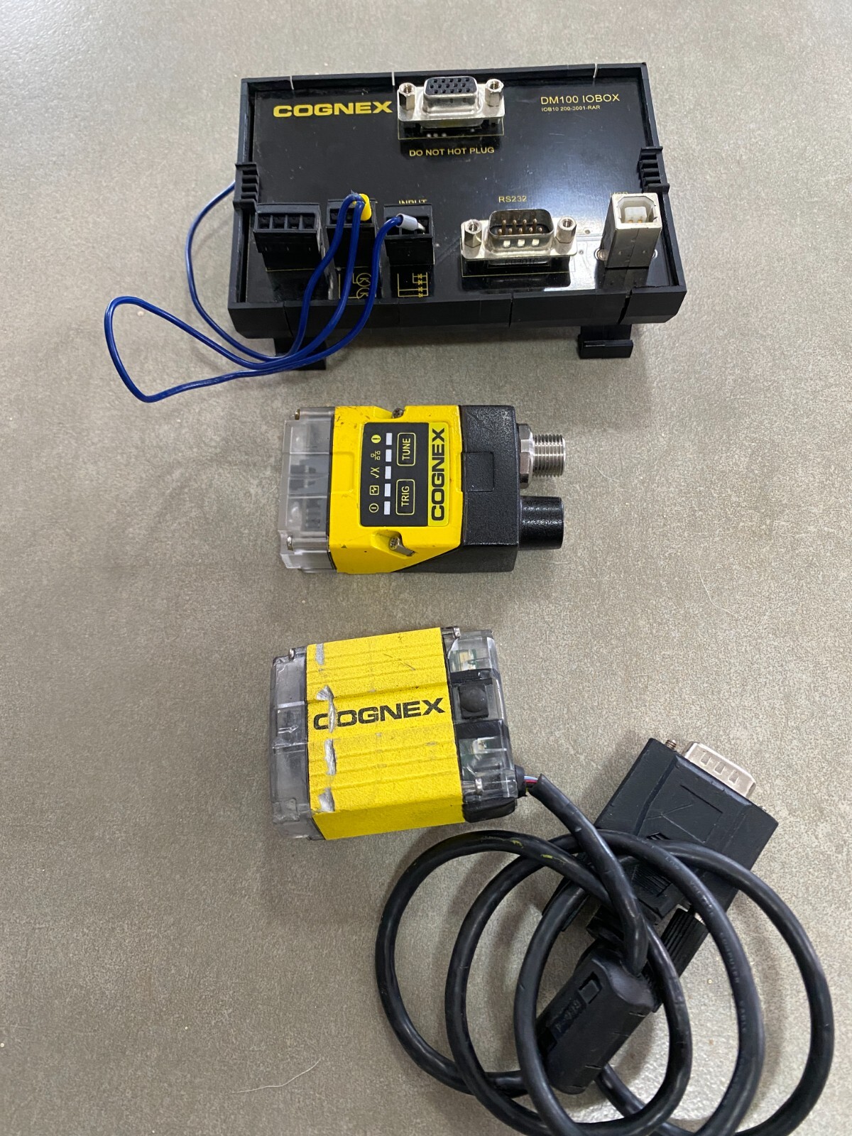 3 Cognex 1x DM260S, 1x DM100S, 1x DM100 IOBOX C192 | eBay