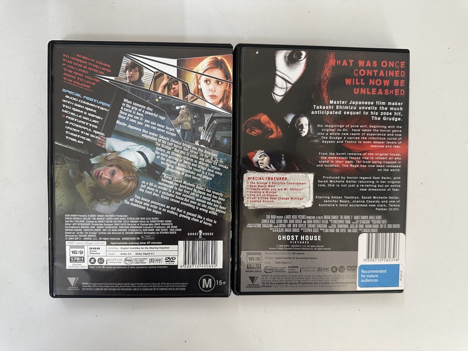 The Grudge 1&2 DVD Box Set Region 4 Horror Free Tracked Postage | eBay