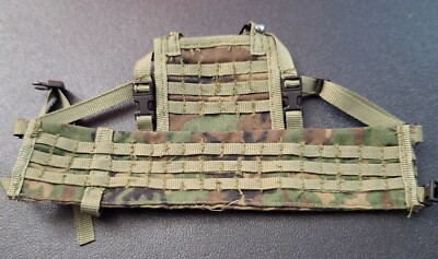 1:6 scale M81 Woodland Camo Ranger Assault Carry Kit (RACK) Harness | eBay