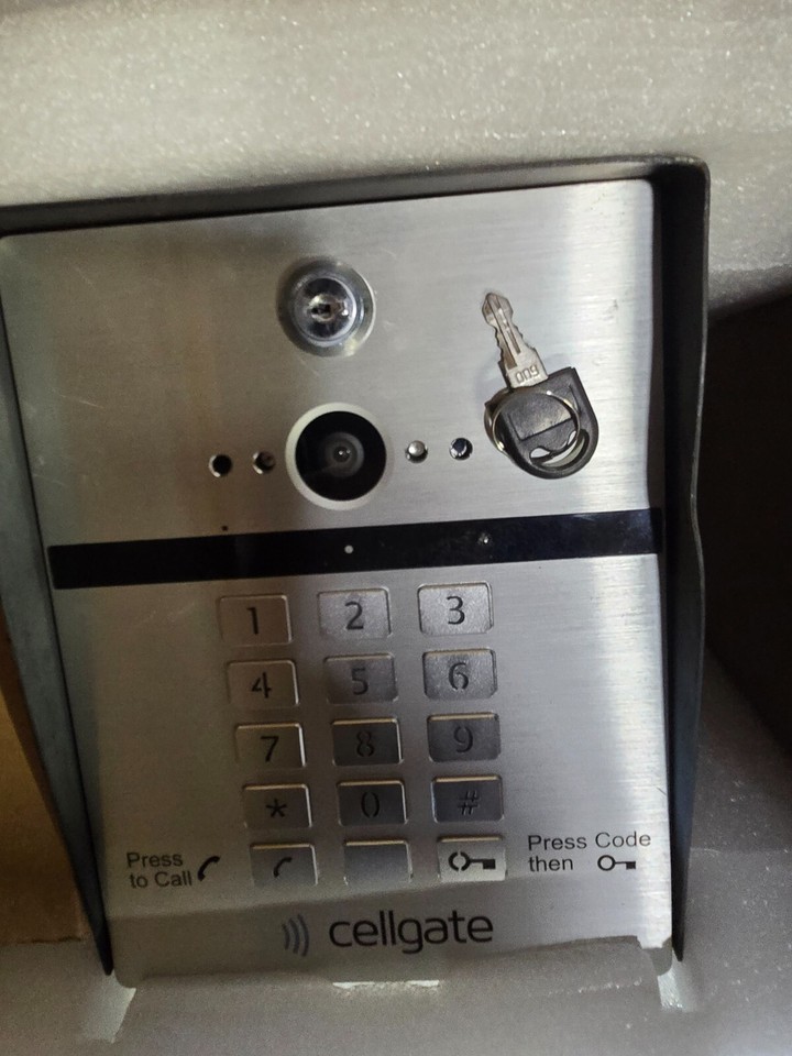 Cell Gate Watchman W410 gate door entry with camera keypad | eBay