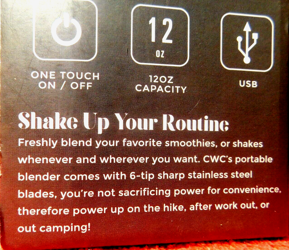 CWC (Cook With Color)~Portable Blender Model #CPBC01 SAG Green 2023 | eBay