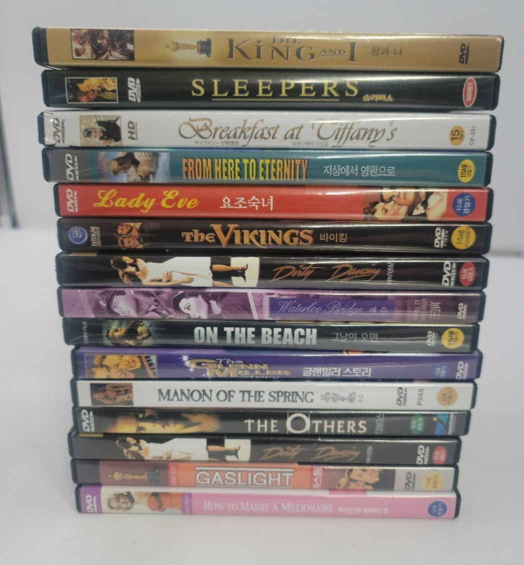 Lot of 15 Classic Movie DVD's, Korean Imports - All English Language | eBay