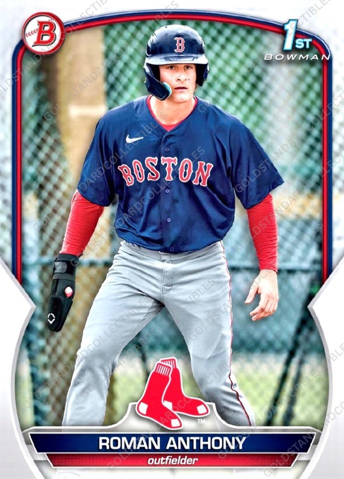 Roman Anthony ROOKIE RC BOWMAN 1ST PROSPECT INVESTMENT CARD MVP ROY ...