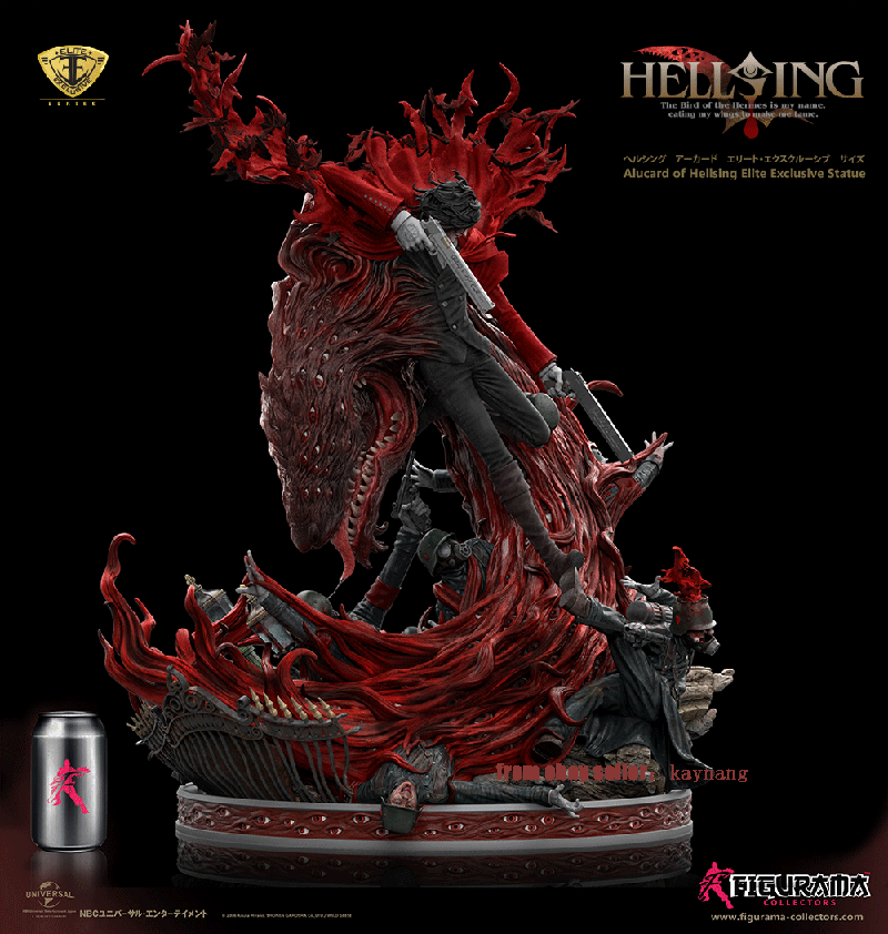 Figurama Collectors Hellsing Alucard Resin Figure Model Statue ...