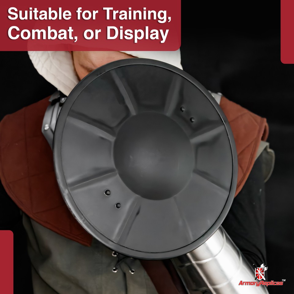 Medieval Renaissance Buckler Polish Shield Battle ready, LARP SCA ...