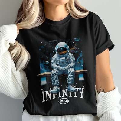 Cool Spaceman T-Shirt, Beyond Infinity T-Shirt, Vintage Space Tee ...