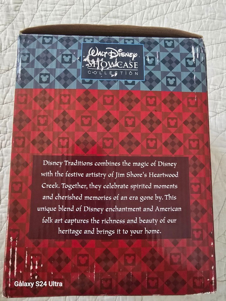 Disney Traditions Jim Shore Showcase Cheer Mickey Mouse XMAS Stocking ...