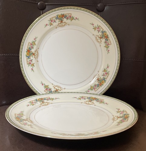 Set of 2 Vintage Noritake M China Floral Dinner Plates 10" Japan | eBay