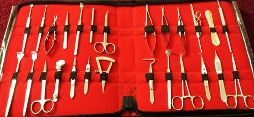 28 PCS EYE LID MICRO MINOR SURGERY SURGICAL OPHTHALMIC INSTRUMENTS SET ...